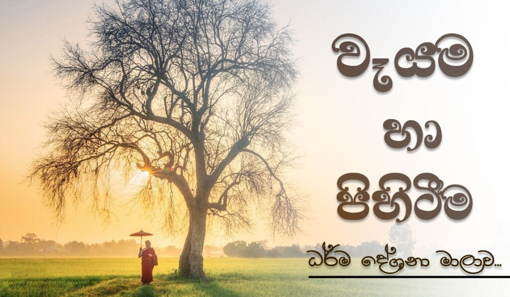 වෑයම හා පිහිටීම - Niwan Dakimu_ධර්ම දේශනා මාලාව...